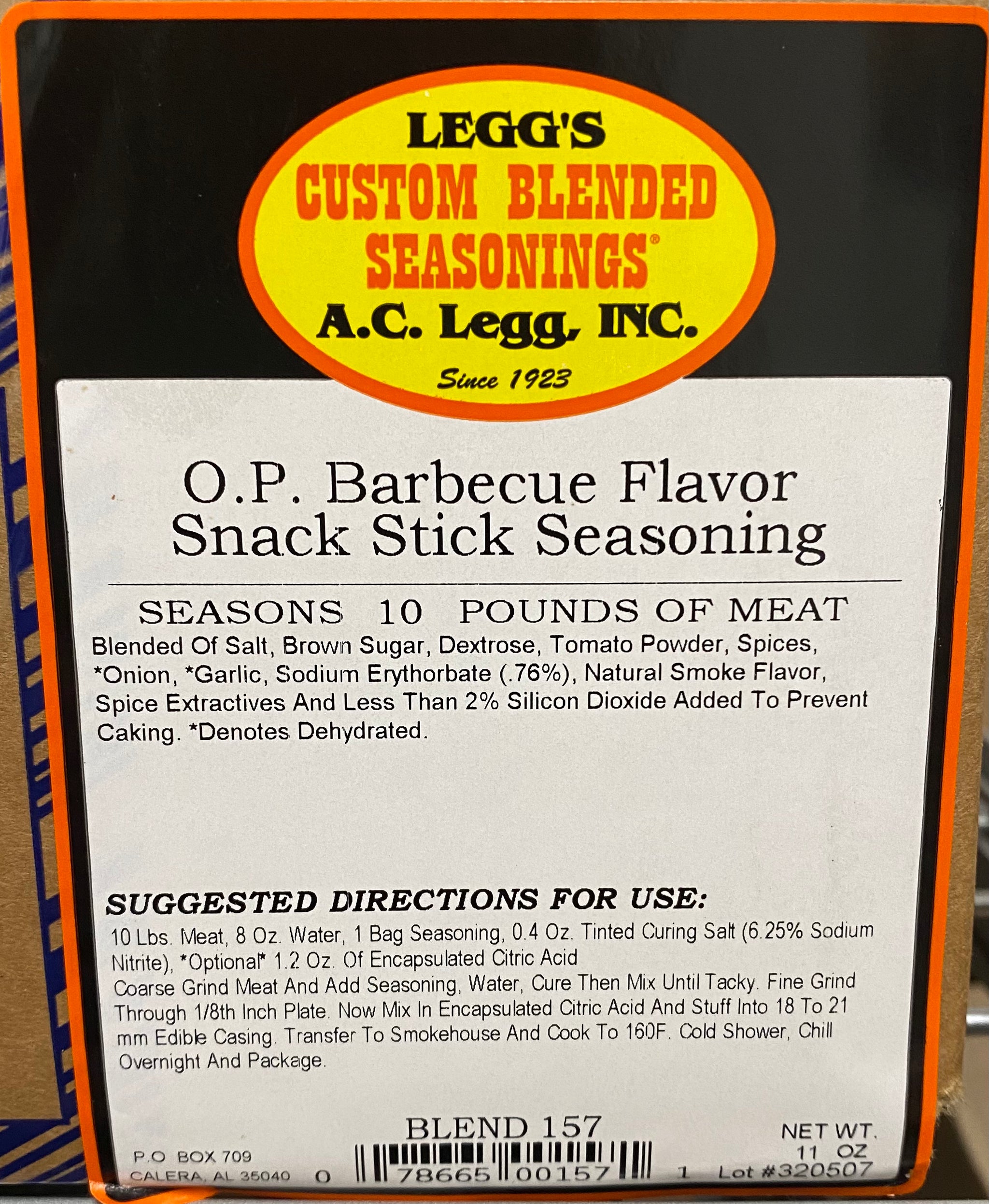Snack Stick Seasoning – Gulf Coast Seasoning & Butcher Supply